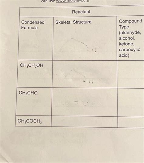 Solved What Is The Skeletal Structure And Compound Type For