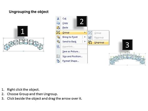 Business Ppt Diagram D Cubic Structure Design Powerpoint Template PowerPoint Slide