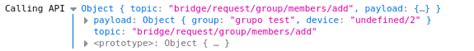 unable to add endpoint 2 from switch to a group using the frontend