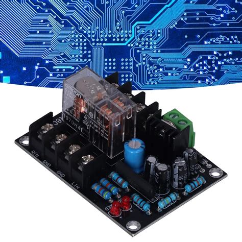 Sinhopsa Loudspeaker Protection Board Kit Speaker Safe Reliable Simple Circuit With Led Lights