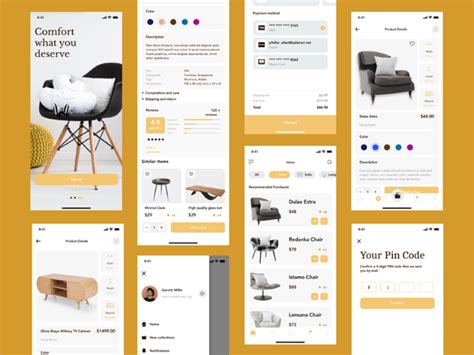 Furniture App Ui Kit Figma