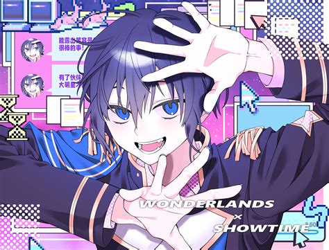 Kaito And Wonderlands X Showtime Kaito Vocaloid And 3 More Drawn By