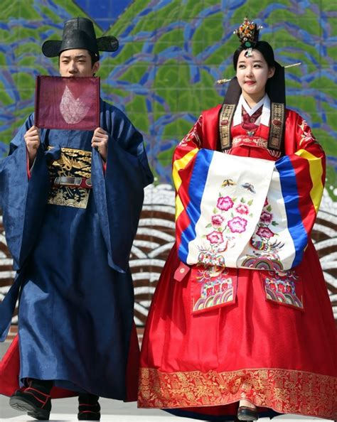 아름다운 전통 혼례복활옷과 원삼 네이버 블로그