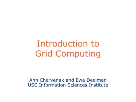 ppt introduction to grid computing powerpoint presentation free