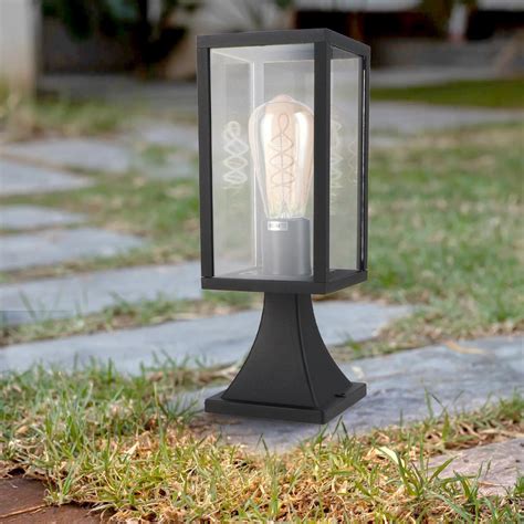 Leduni Baliza Exterior Led Ducte Tipo Farola De Bombilla E27 Ip44