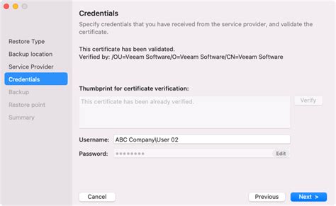Veeam Cloud Connect Repository Settings Veeam Agent For Mac User Guide
