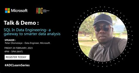 samuel odudimu on linkedin adclearnseries sql dataengineering