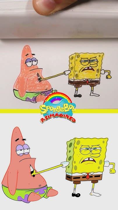 Doodlebob Attacks Spongebob Irl Shorts Youtube
