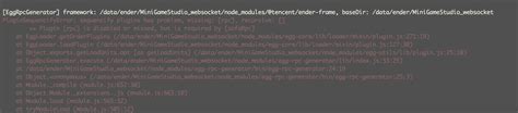 egg rpc generator抛错 Issue eggjs egg GitHub
