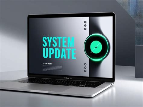 Landing Page Template Of System Update On Computer And Smartphone