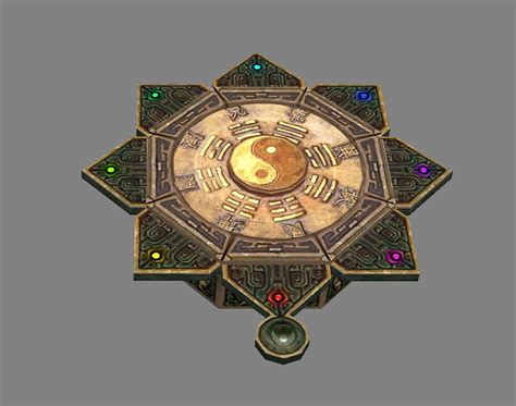 Geomantic Compass Tai Chi 3d Turbosquid 1721795