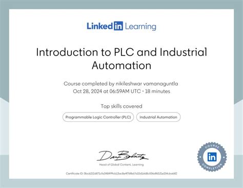 nikileshwar vamanaguntla on linkedin certificate of completion