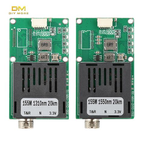 DIYMORE Sky Earth TTL Optical Transceiver Module DC 5 5 26V FC RX TX AV VCC GND Interface For