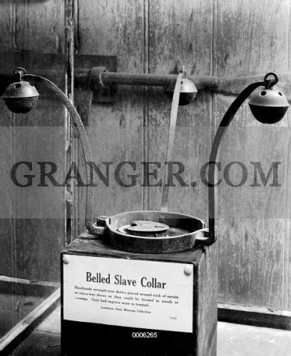 Image Of Slavery Belled Collar Wrought Iron Belled Collar Once Placed