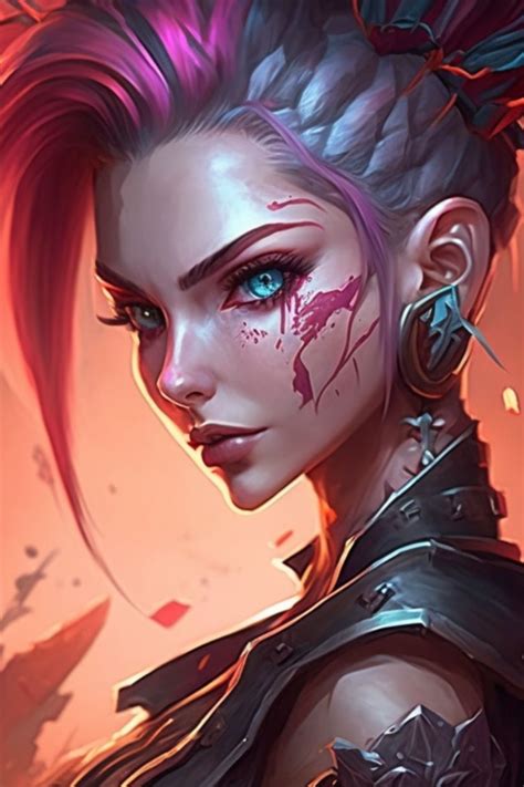 Jinx Fanart Personagem Loucos Irmãos