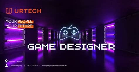 Theo Gregory On Linkedin Hiring Gamedesigner Projectmanager Hybrid Urtech Permanent Games