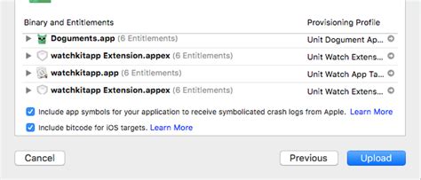 Ios Troubleshooting Submitting Watch App To App Store Code Signing