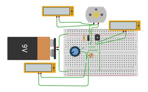 Circuit Design Aplicacion Del Transistor Bjt Lg Tinkercad