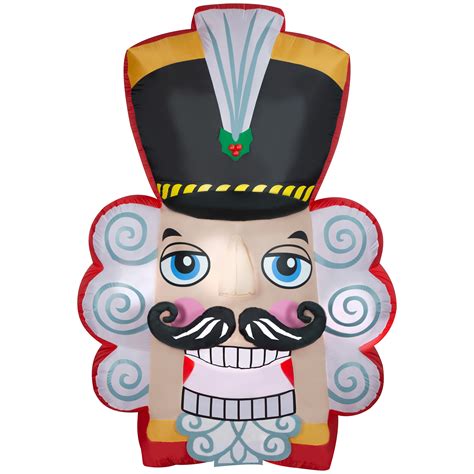 Holiday Time 8 Foot Tall Nutcracker Face