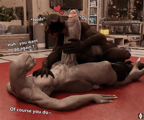 Rule 34 3d 3d Artwork After Sex Alien Anthro Ass Big Butt Big Penis