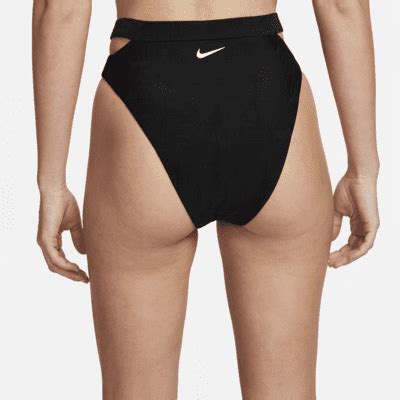 Nike Swim Womens Cut Out High Waisted Bikini Bottoms Nike Nl