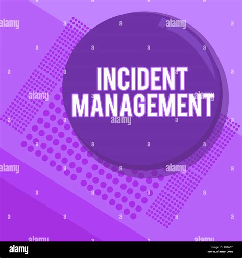 Handwriting Text Writing Incident Management Concept Meaning Process