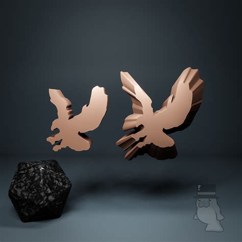 Animals 001 Bird Meeples And Tokens Cryptogene Mini Manatee New