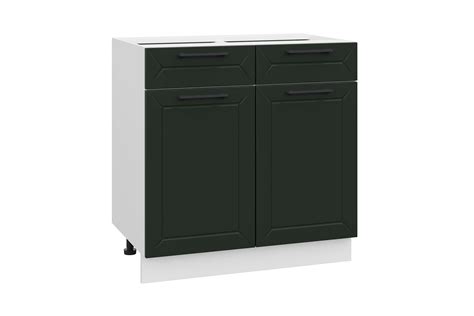 Купить Кёльн ШН2Я 800 шкаф нижний с 2 мя ящиками и дверцами арт 08 166357 Софт маренго за 8 890