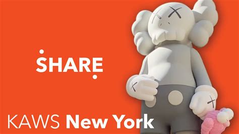 New York • Manhattan • Kaws • Share • 공공미술 뉴욕여행 • 카우스 Youtube