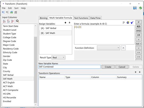 transform node eab rapid insight
