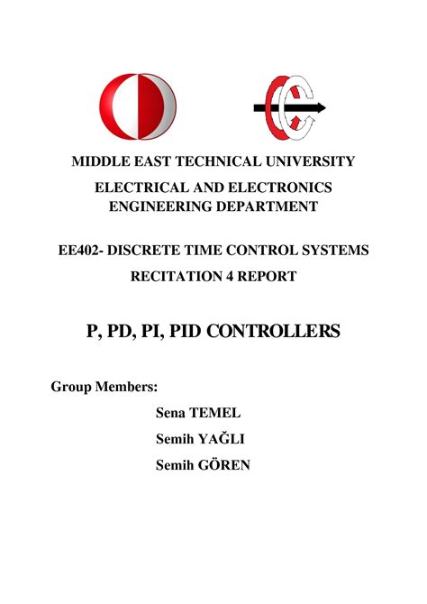 SOLUTION P Pi Pid Controller Studypool