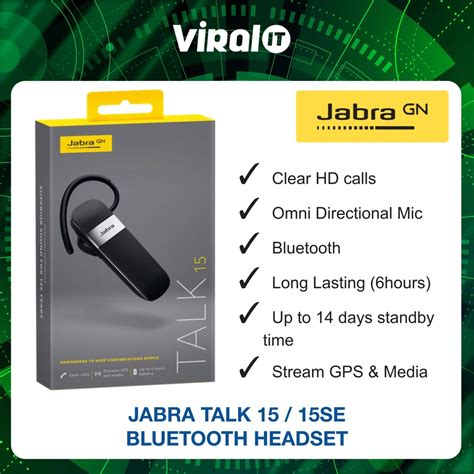 JABRA TALK TALK SE BLUETOOTH HEADSET Shopee Malaysia