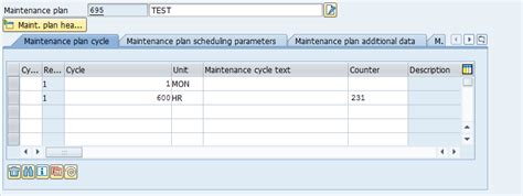 Multiple Counter Plan Schedule Maintenance Plan Sap Community