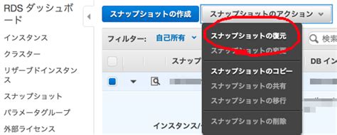 Rdsでdbをスナップショットから復元する Aws Qiita