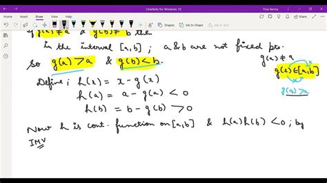 L10 Fixed Point Iteration Method Existence And Uniqueness Theorem
