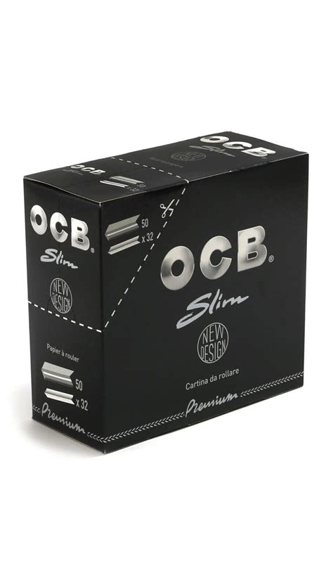 Ocb Rolling Paper Slim King Size 50 Booklets 32 Leaves Stock Oz