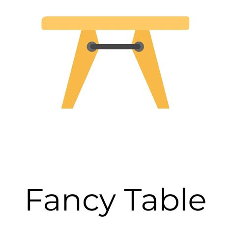Trendy Fancy Table 13956295 Vector Art At Vecteezy