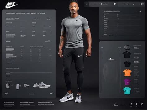 Premium Photo Nike Apparel Fit Guide Interactive Tool For Perfect Sizing