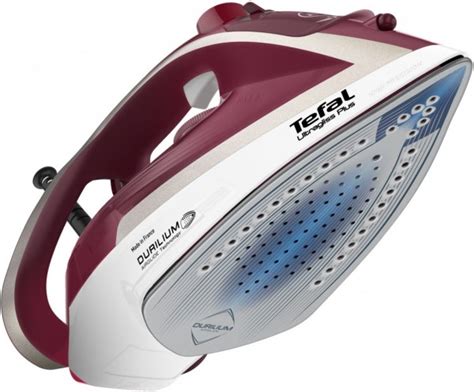 Tefal FV6810 Ultragliss Plus Dampfbügeleisen weiß/rot | EURONICS
