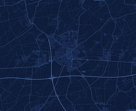 Werl Dark Blue Vector Map [1 20k] Boundless Maps
