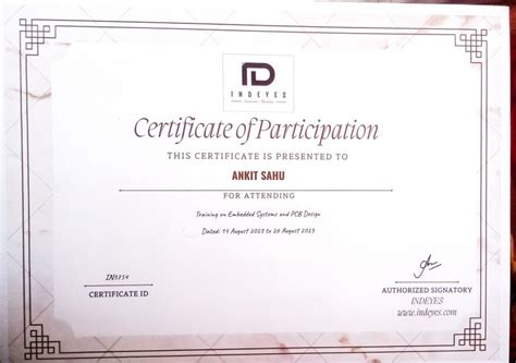 Ankit Sahu On Linkedin Recently I Got The Certification For Attending