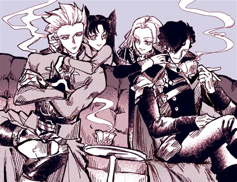 Archer Fate Edelgard Von Hresvelg Hubert Von Vestra Tohsaka Rin Fate Stay Night Fate