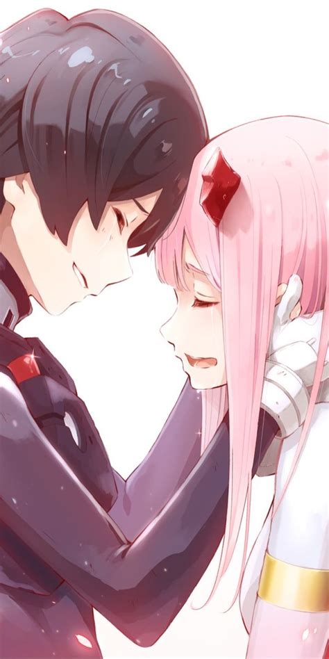 Обои на рабочий стол Милый Во Франксе Zero Two Дорогая В Franxx Аниме Хиро Дорогой Во