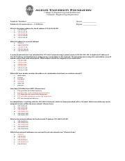 Midterm Cisco 1 Docx ANGELES UNIVERSITY FOUNDATION College Of Engineering And Architecture