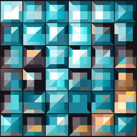 Premium Vector Glass Tile Vector Illustration