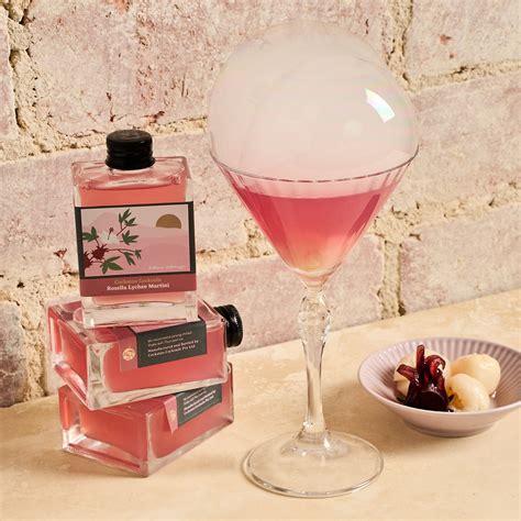 Buy Rosella Lychee Martini Cocktail 100ml Online Cockatoo Cocktails