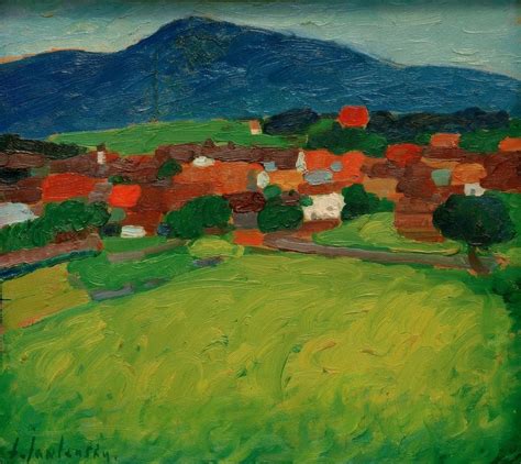 Village Murnau By Alexej Von Jawlensky Buy Fine Art Print