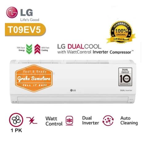 Jual Ac Lg Pk Dual Cool Inverter Watt Control R Terbaru Murah Medam Shopee Indonesia