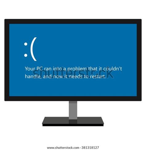 Display Error Message Stock Vector Royalty Free Shutterstock