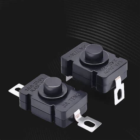 Pcs Latching Push Button Switch Flashlight Mini On Off Self Lock Micro Switch Fruugo UK